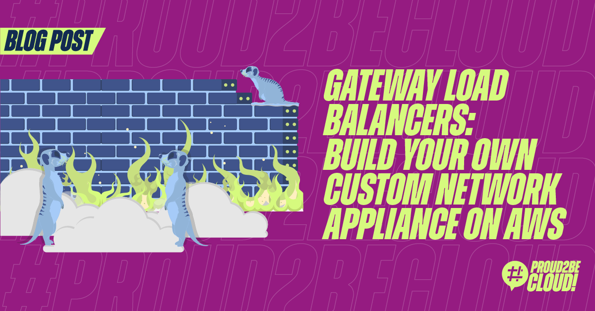 Gateway Load Balancers Build Your Custom Network Appliance On Aws